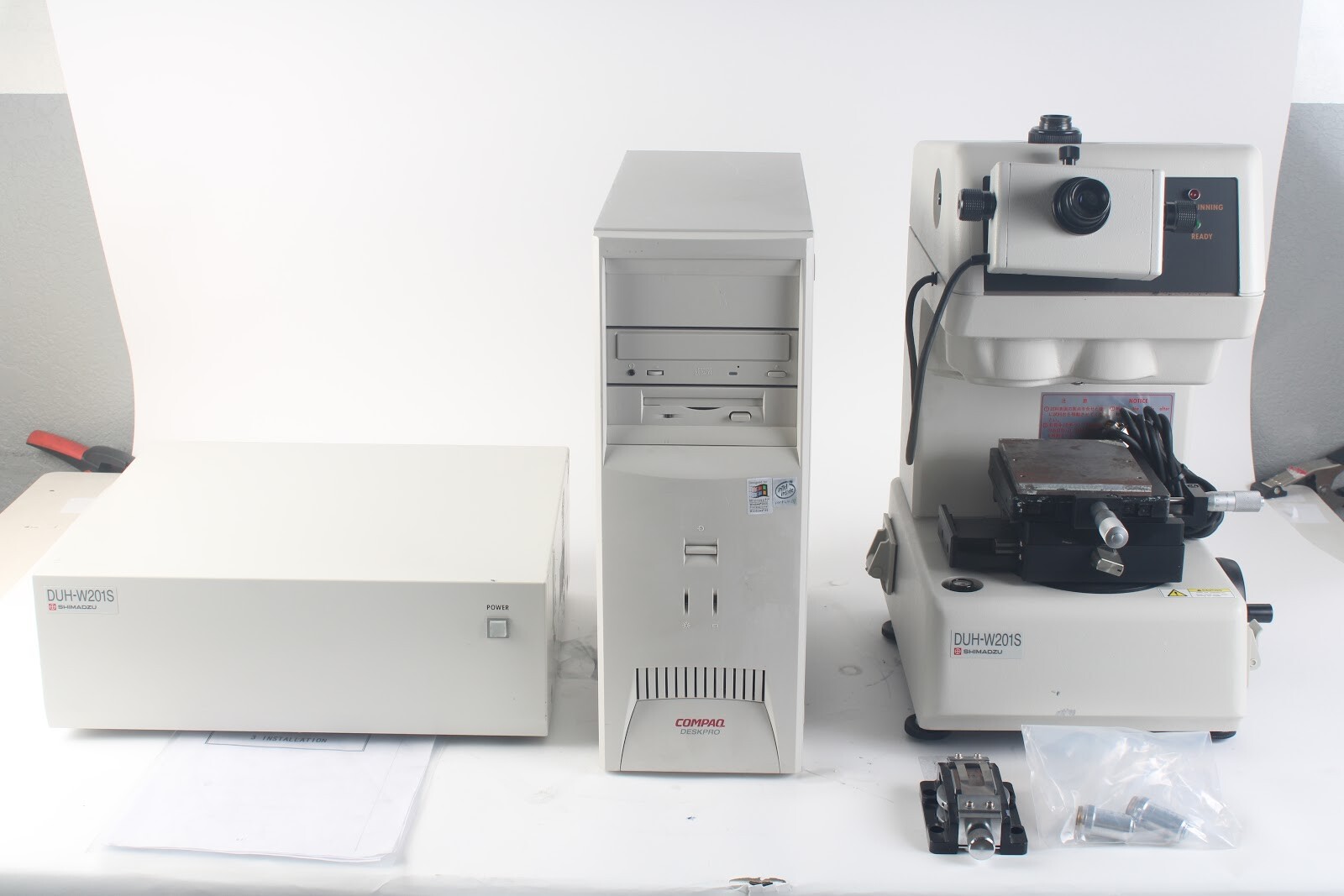 Shimadzu DUH-W201S-E Dynamic Ultra Micro Hardness Tester - The Light ...