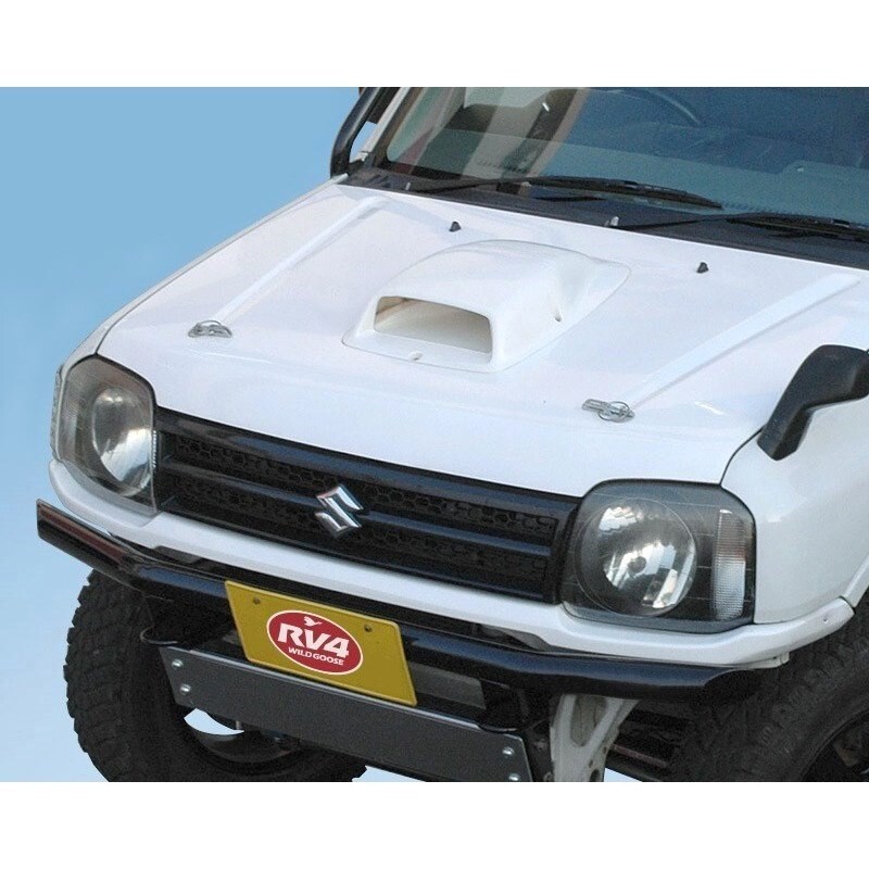 RV4 WILD GOOSE Carbon FRP Intercooler Power Air Scoop Jimny JA23 JDM ...