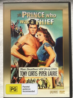 The Prince Who Was A Thief (Classic 1951 Tony Curtis, Piper Laurie) DVD ...