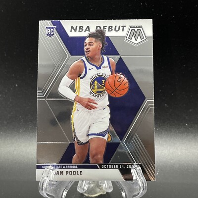 2019-20 Mosaic Debut Jordan Poole Rookie Card R14538 | eBay