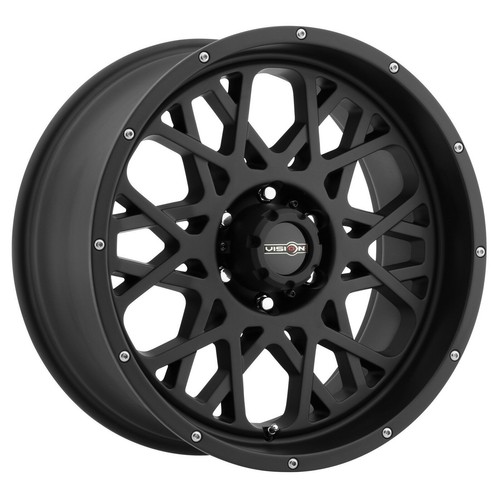 20" Vision Off-Road 412 Rocker Satin Black Wheel 20x9 5x150 For Toyota ...
