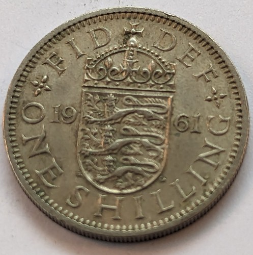 1961 GREAT BRITAIN SHILLING - Excellent Coin | eBay