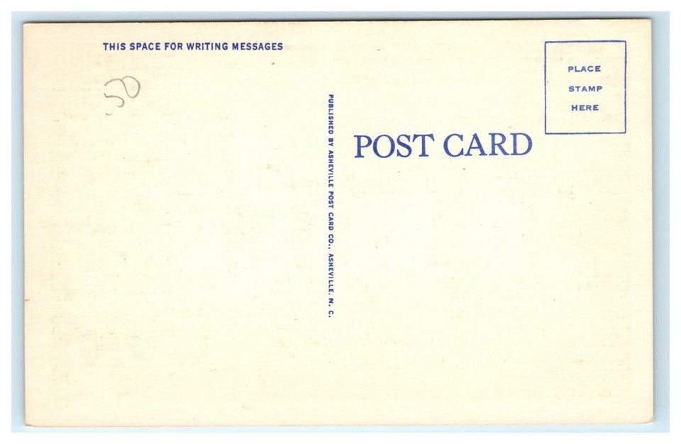 POSTCARD Carl Augustus Rudisill Library Lenoir Rhyne College Hickory NC ...