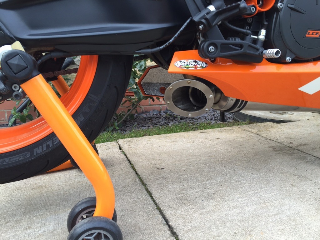 ktm rc8 exhaust FLANGED 97db at 5000 rpm | eBay UK