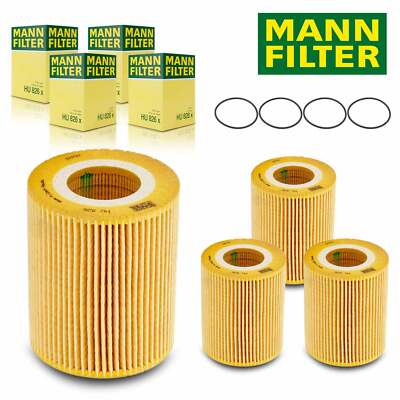 4X MANN FILTER HU826X ÖLFILTER FÜR CITROËN JAGUAR LAND ROVER DISCOVERY ...
