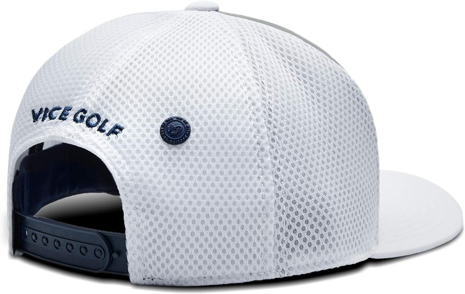 Vice Golf Squad Cap One Size, White/Grey | eBay
