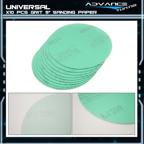Disc 1200 Grit 5 PSA Green Auto Sanding Paper Sheets Magic Tape Repair ...