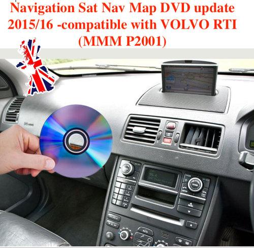 Navigation Sat Nav Map UK DVD update 2016 compatible with VOLVO RTI V50 ...
