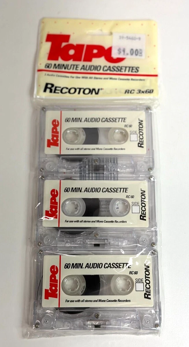 New Blank Cassette Tapes