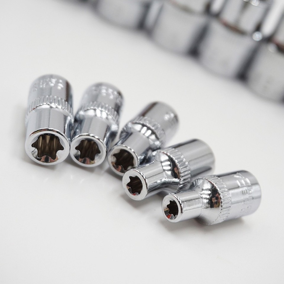 Drive Sockets Chrome Vanadium Steel Chrome vanadium steel E Type High ...
