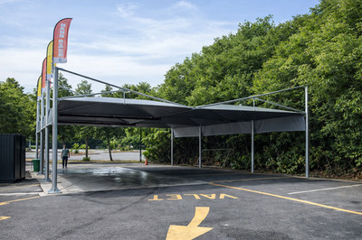 Car Wash Bay Cantilever Canopy | eBay UK