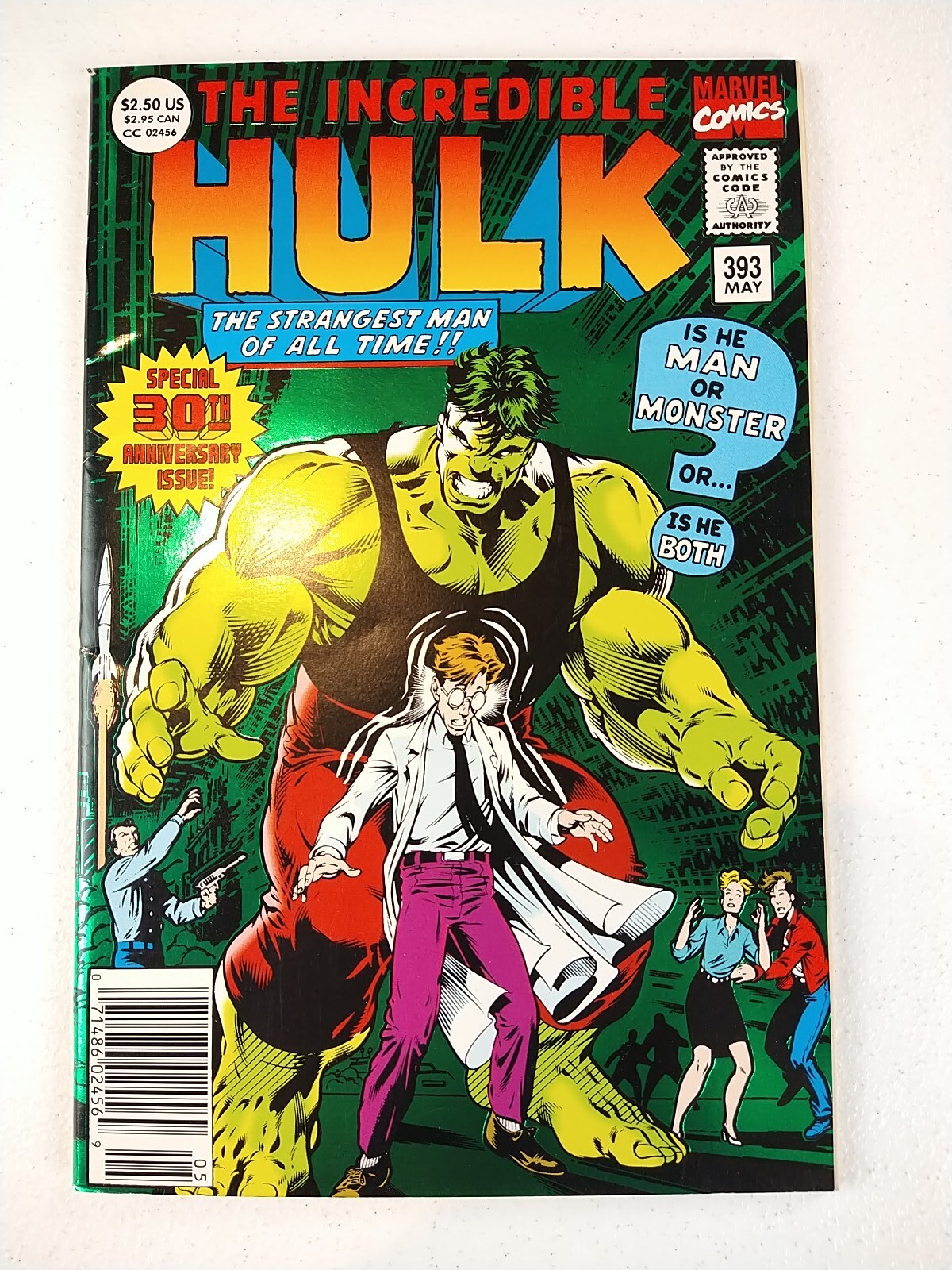 The Incredible Hulk #393 Newsstand (1992 Marvel Comics) #1 Homage Cover ...