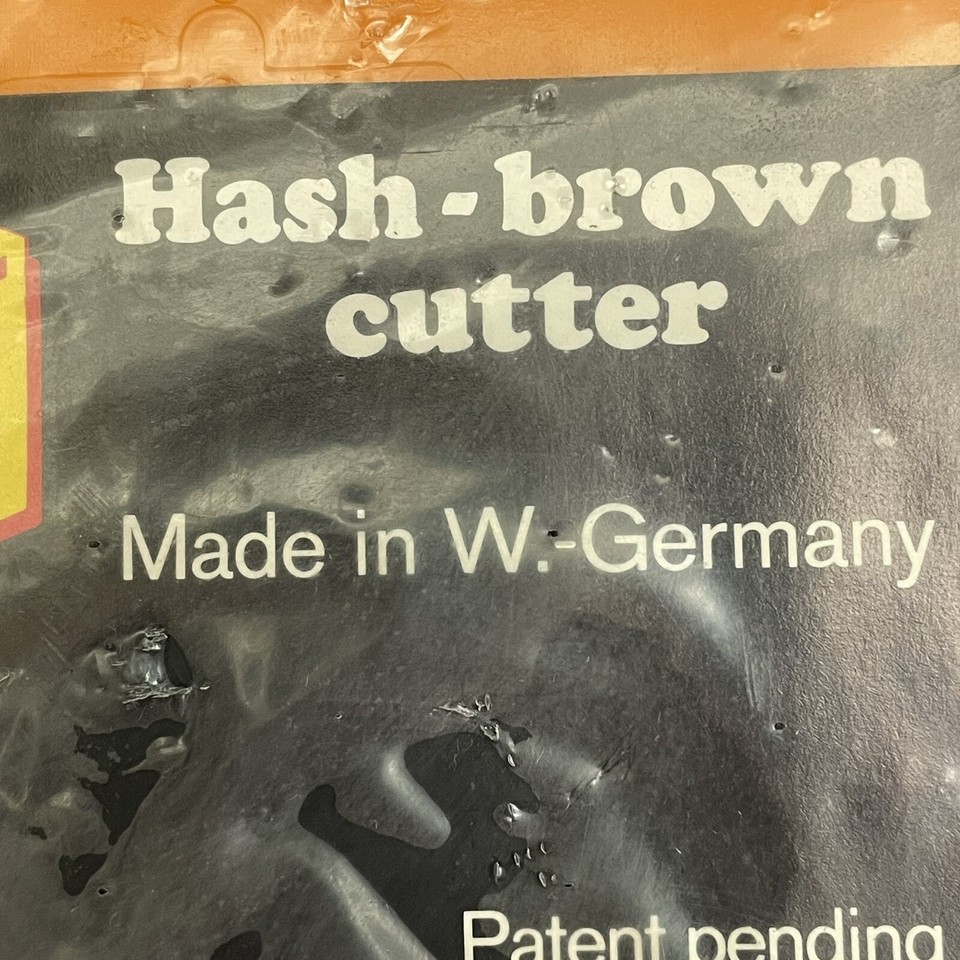 Vintage Boerner Hash Brown Cutter New In Sealed Package Made In West ...