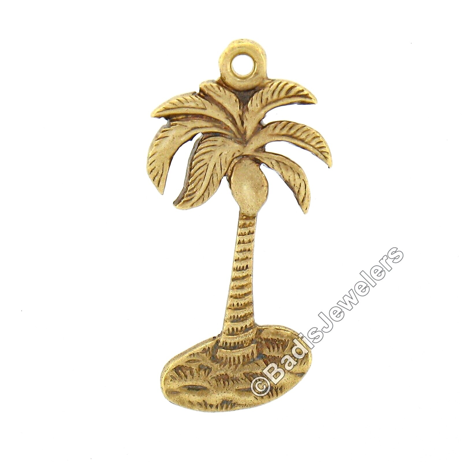 Vintage 14K Gold Detailed Tropical Palm Tree Collecti… - Gem
