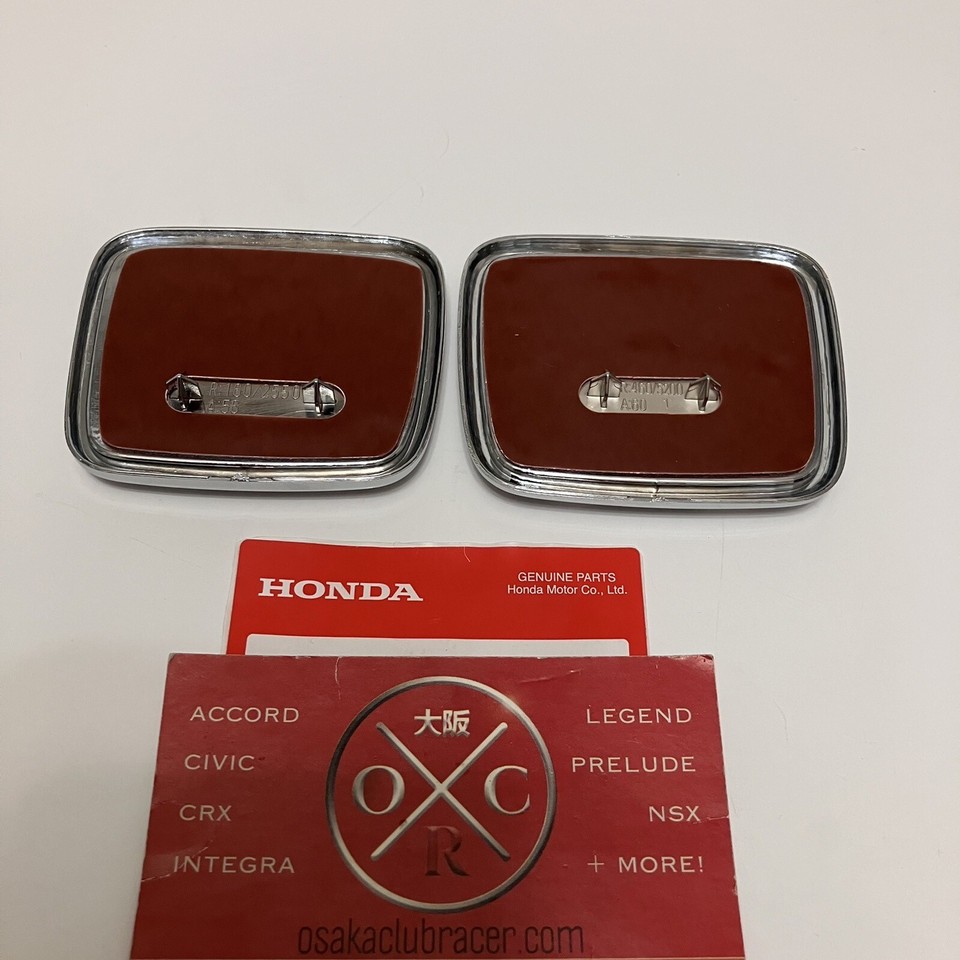 Genuine OEM DC2 Honda Integra Type R Red Emblem Set Front Rear Badges ...