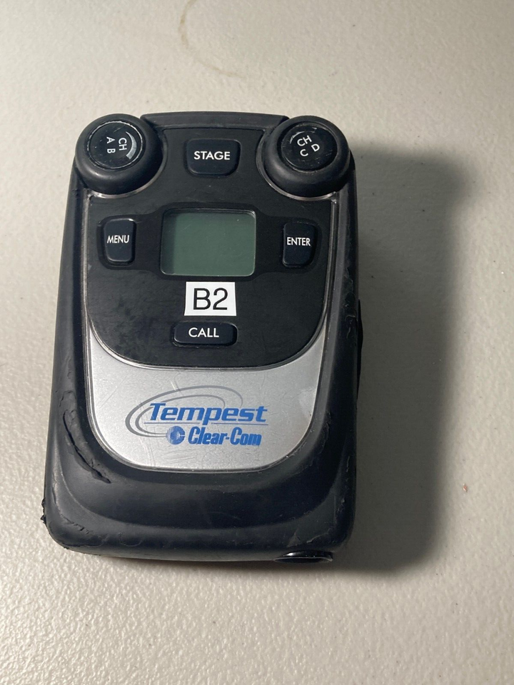 Clear-Com Tempest 2400 4-channel Wireless Belt Station | eBay