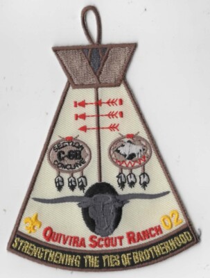 2002 Quivira Scout Ranch BSA Patch BROWN Bdr. [CA4405] | eBay