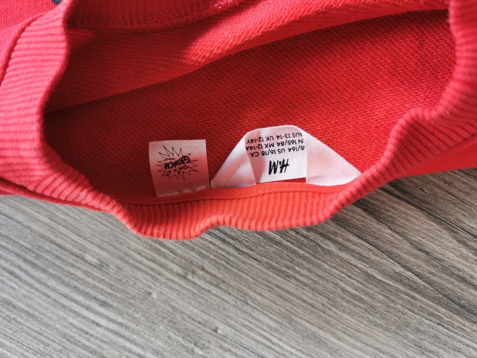 Pullover H&M The Grinch rot Größe 164 | eBay.de