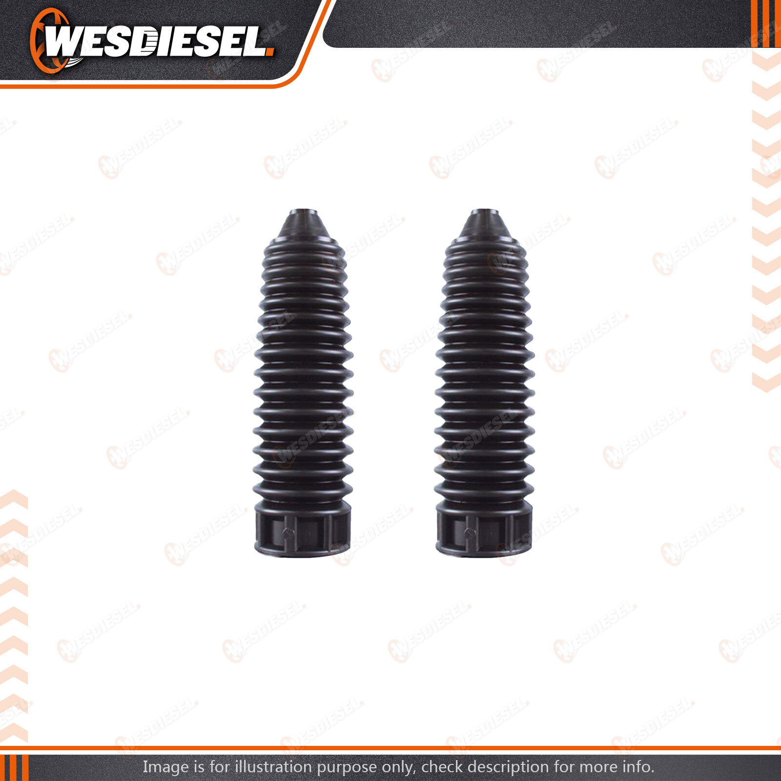 2 x Rear KYB Strut Dust Boot Cover Kit fits Citroen C5 X7 Sedan Wagon ...