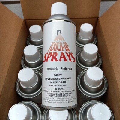 Gillespie Military Spray Paint 34087 Khaki Olive Drab. Common WWII ...