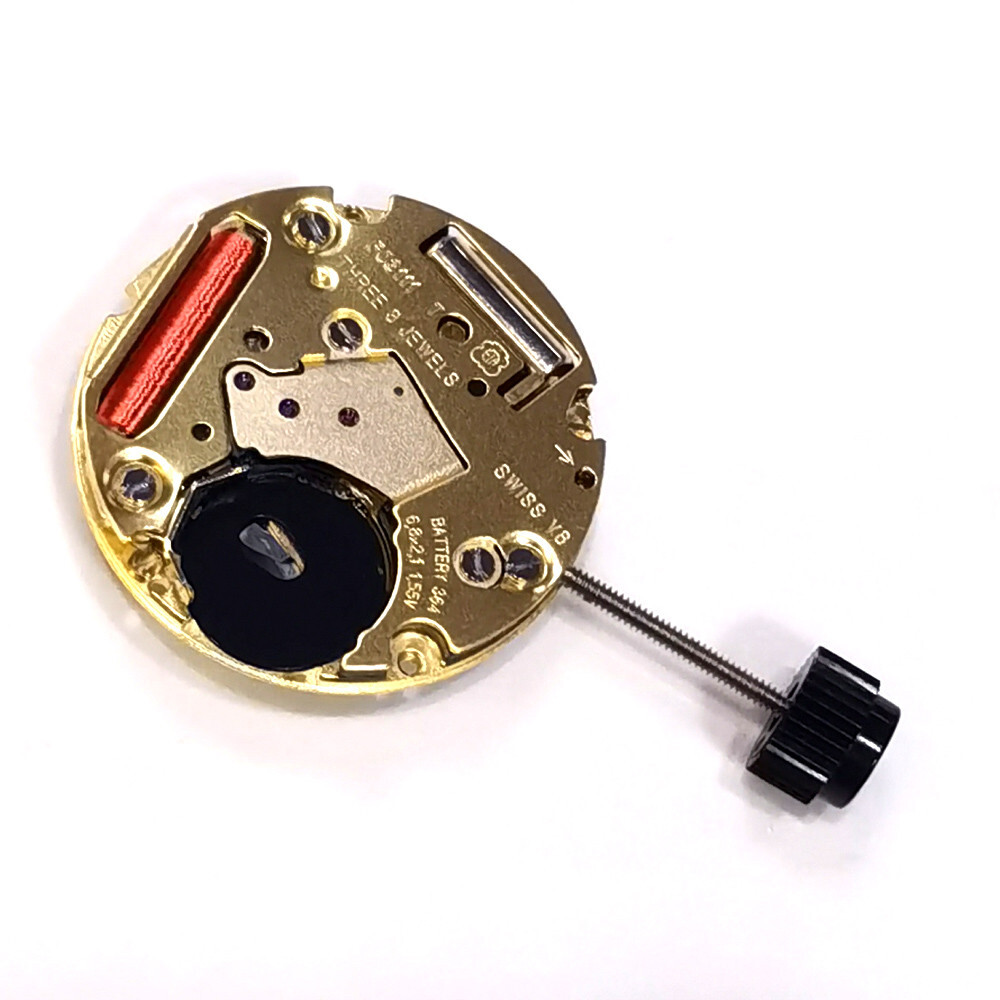 3 Hands Quartz Movement Watch Movement Date At 3 O'clock For ETA F03 ...