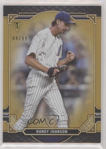 2022 Topps Triple Threads Gold /99 Randy Johnson #17 HOF | eBay