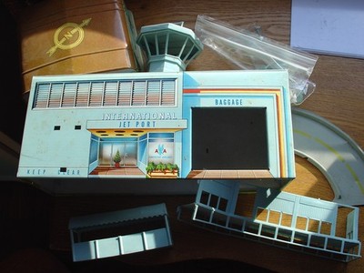 Vintage Marx International Jet Port Toy Playset Tin Parts Lot | eBay