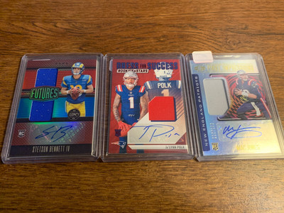 NFL Rookie RPA Numbered Card Lot - 3 Cards | eBay