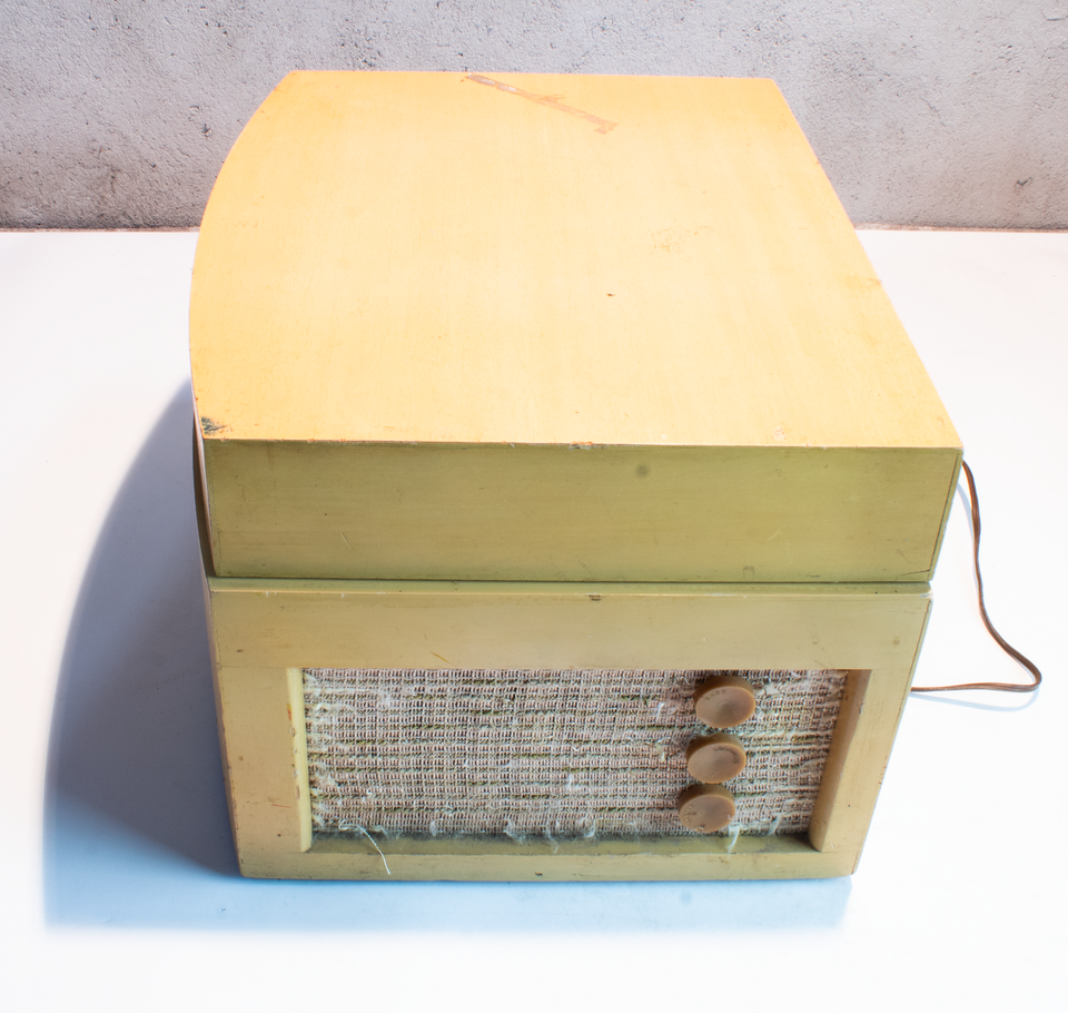 Rare Vintage Blond Columbia Model 420 Phonograph Record Player for ...