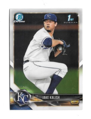 2018 Bowman Chrome JAKE KALISH Chrome Prospects - KANSAS CITY ROYALS ...