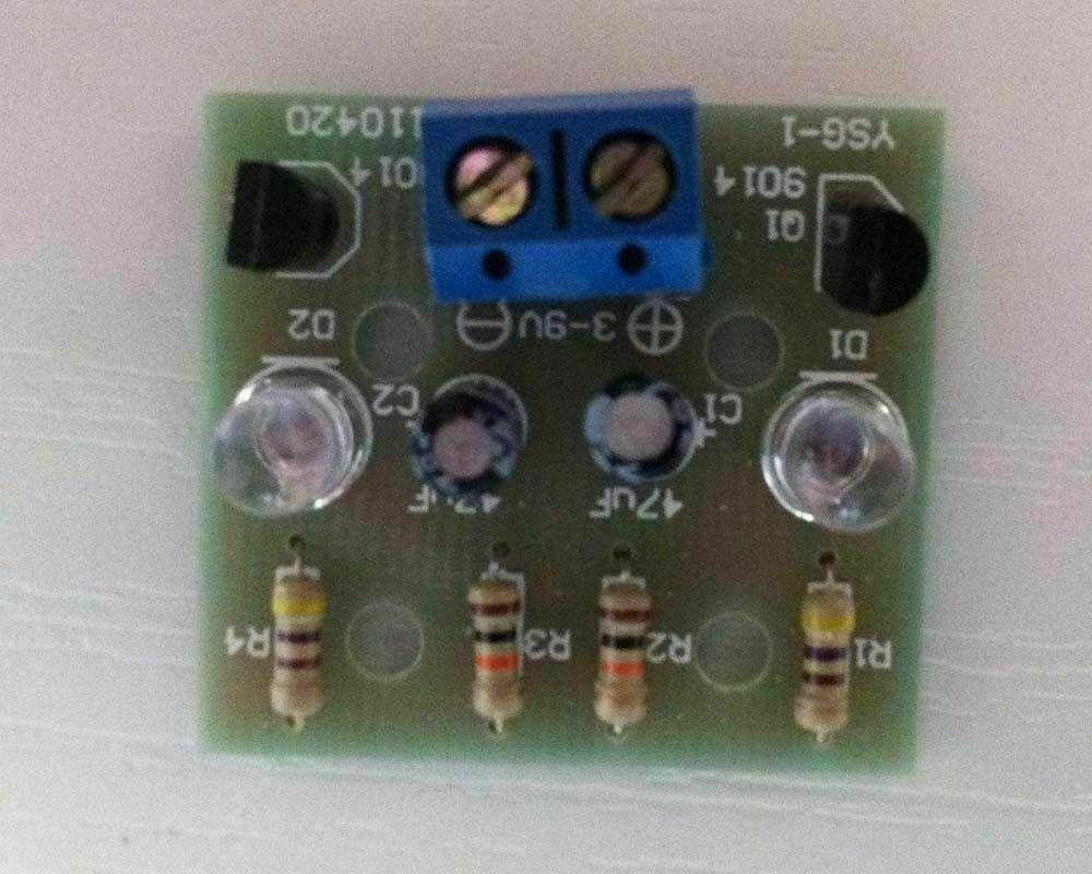 20pcs DIY Simple LED Flash Kits Circuit Electronic Production DIY Suite ...