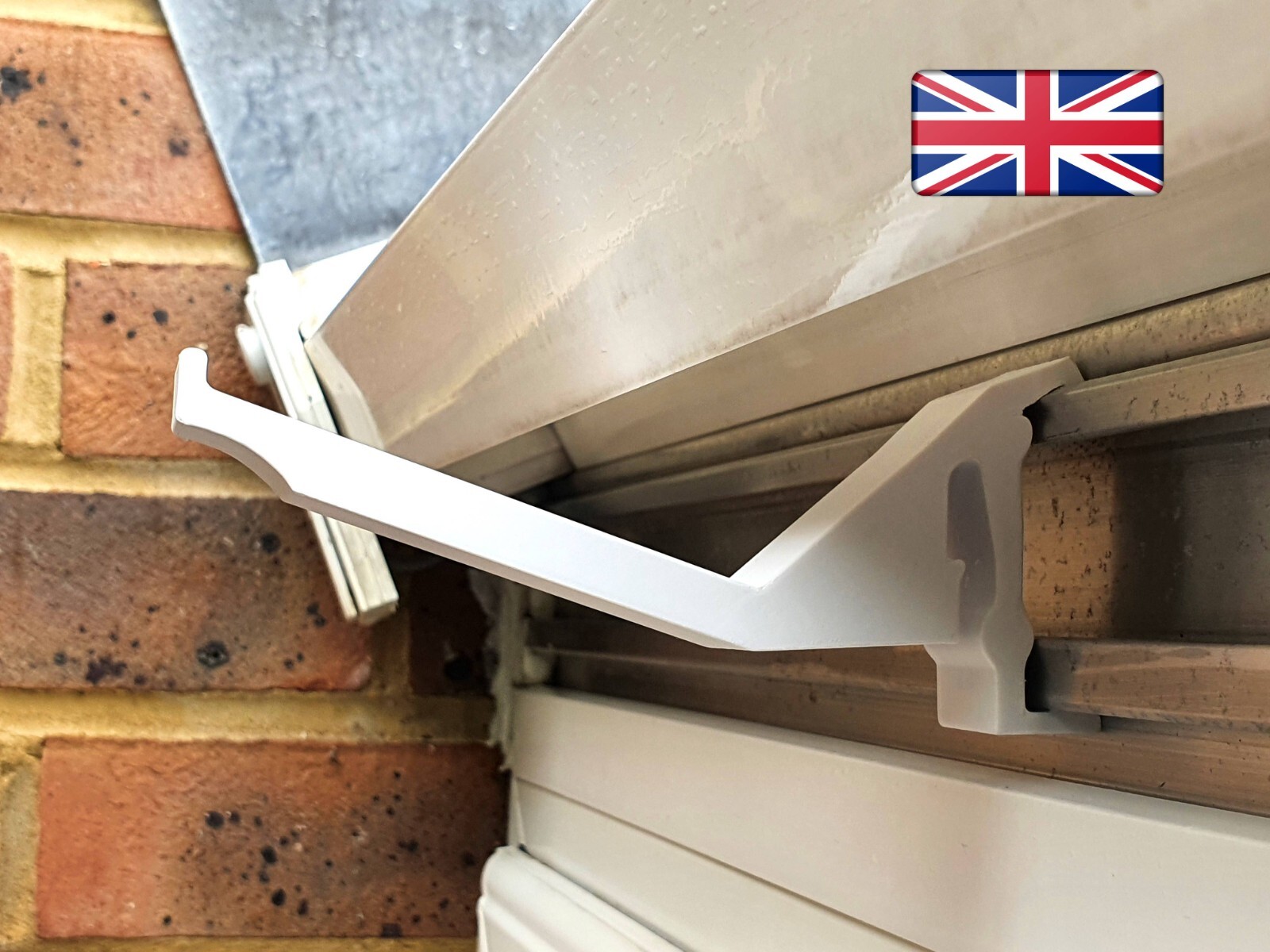 5 x K2 C8043 Conservatory Gutter Bracket White, UV Resistant, 2x ...