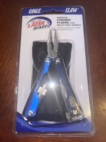 Eagle Claw TPMT Pliers Multi Tool Handle Blue Finish 4.25" Length ...