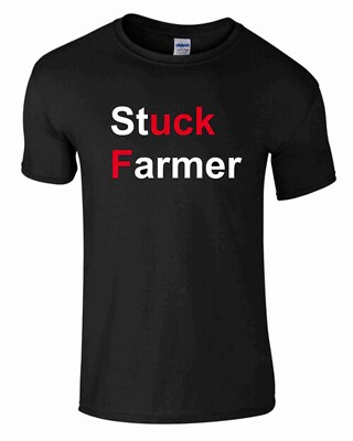 Stuck Farmer Funny T-Shirt F*ck Starmer Keir Starmer Labour Political T ...