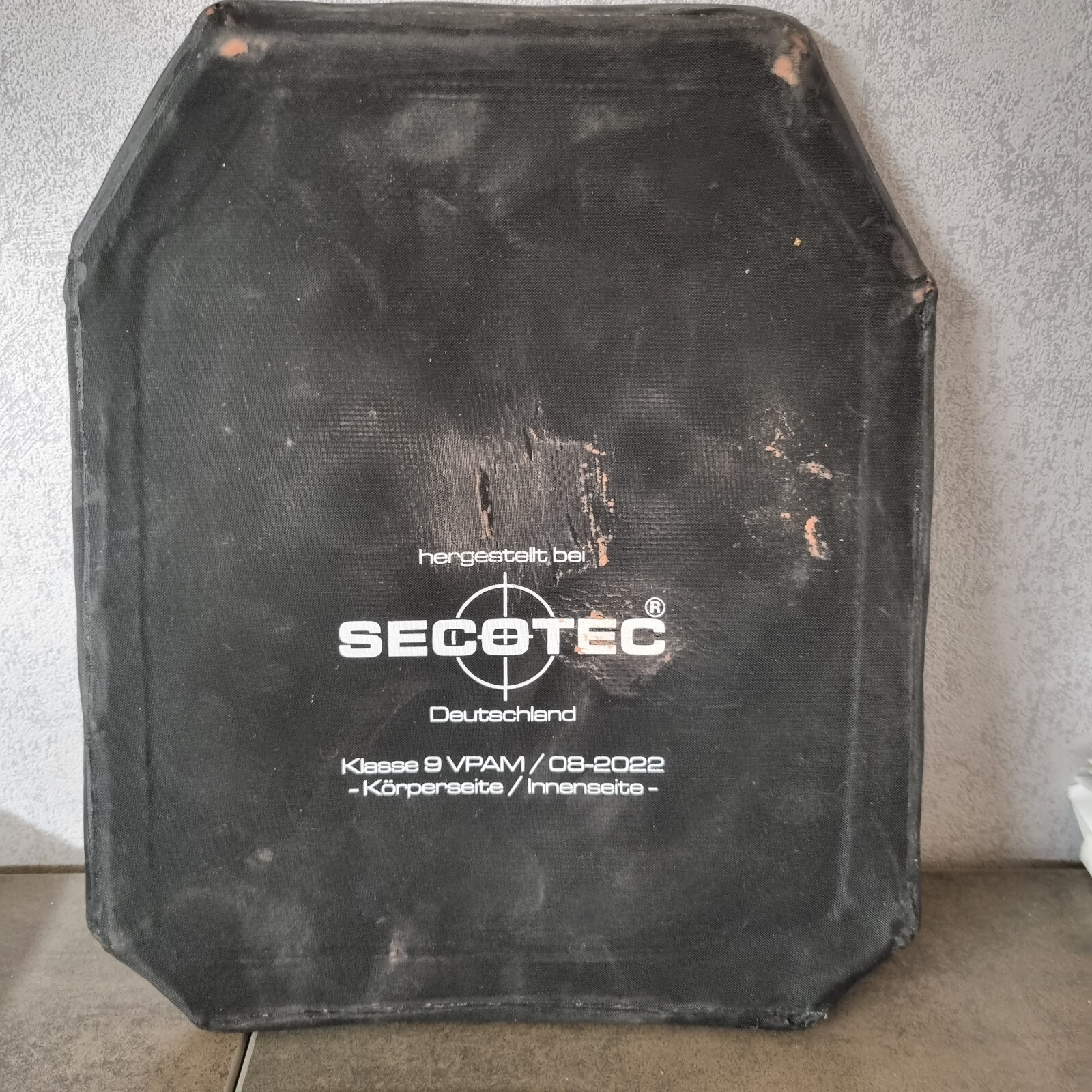 SECOTEC® 1 Set (2 neue) KL.9 VPAM /SK4 NIJ SAPI Platten für ...