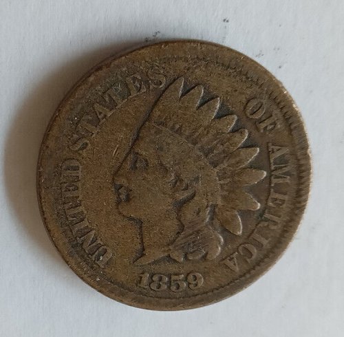 1859 American Indian Head One Cent coin good grade | eBay