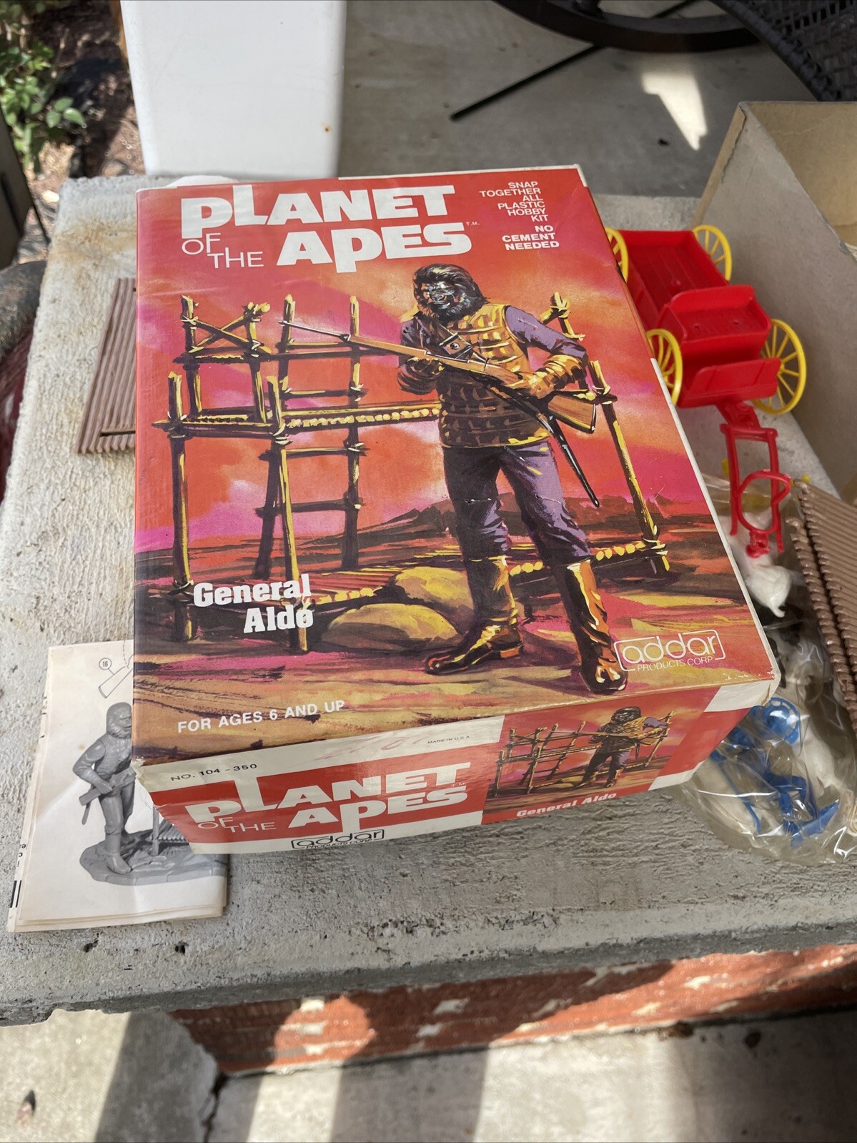 Addar 1973 - The Planet of the Apes General Aldo Model Kit - Open Box ...