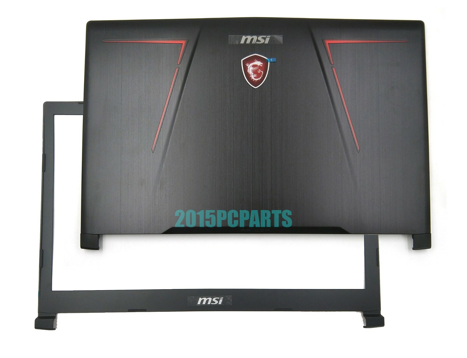 New MSI GE73 7RC 7RD GE73VR 7RE 7RF Raider LCD Back Cover / Front Bezel ...