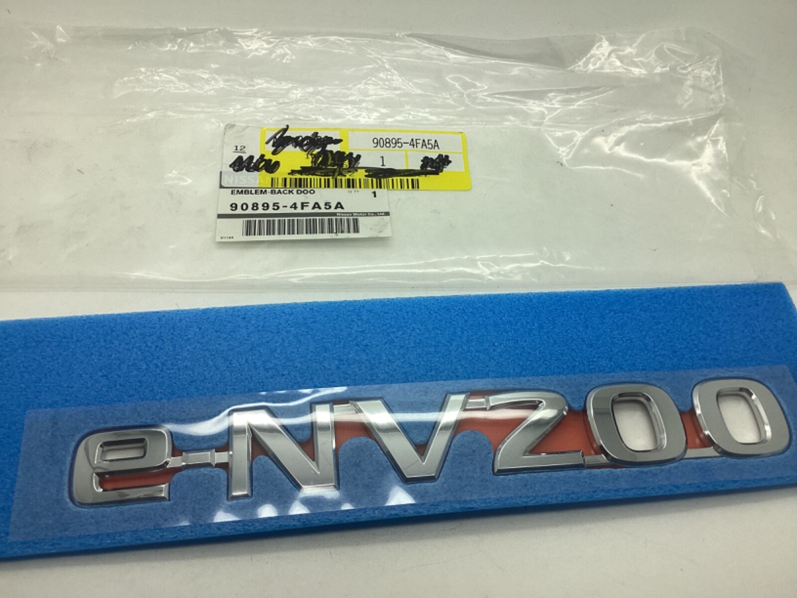 Nissan e-nv200 env200 2014+ Rear Tailgate Badge Boot Rear Name Emblem ...