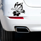 Butterfly Flower Decal Sticker Car Truck Wall Art Laptop Mirror 22 ...