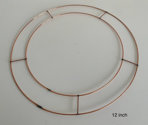 Flat Wire Wreath Rings 8, 10, 12 or 14 inch widths for Christmas and ...