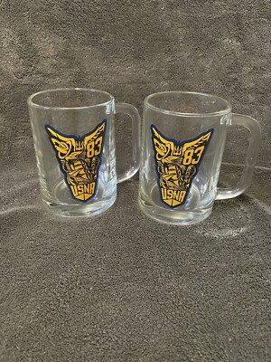 1983 United States Naval Academy Clear Class Mugs Set Of 2 | eBay