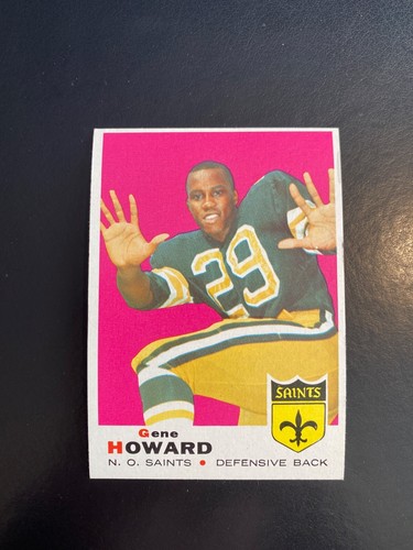1969 TOPPS FOOTBALL #149 GENE HOWARD!! $1 SHIPPING!! | eBay