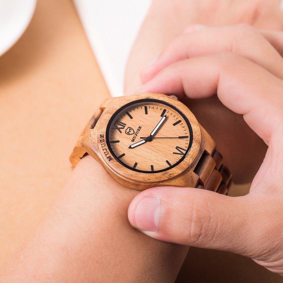 UWOOD Handmade Men's Wooden Watch Wood Watch for Men Christmas Gift Men ...