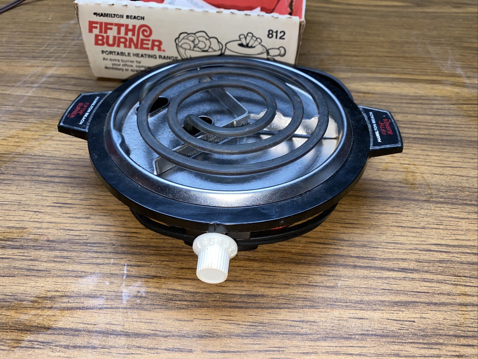 Vintage Hamilton Beach Fifth Burner Portable Heating Range 812 120v ...