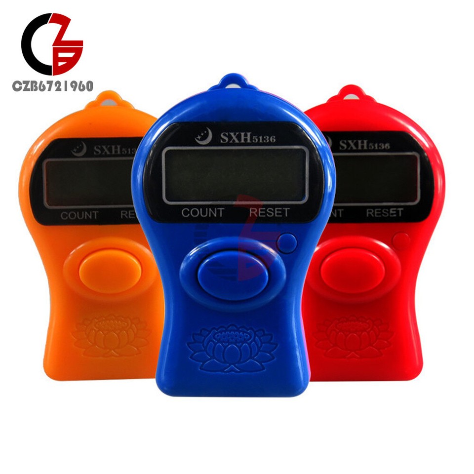 Electronic Tally Counter 5-digit 0-99999 Mini Manual Keychain ...