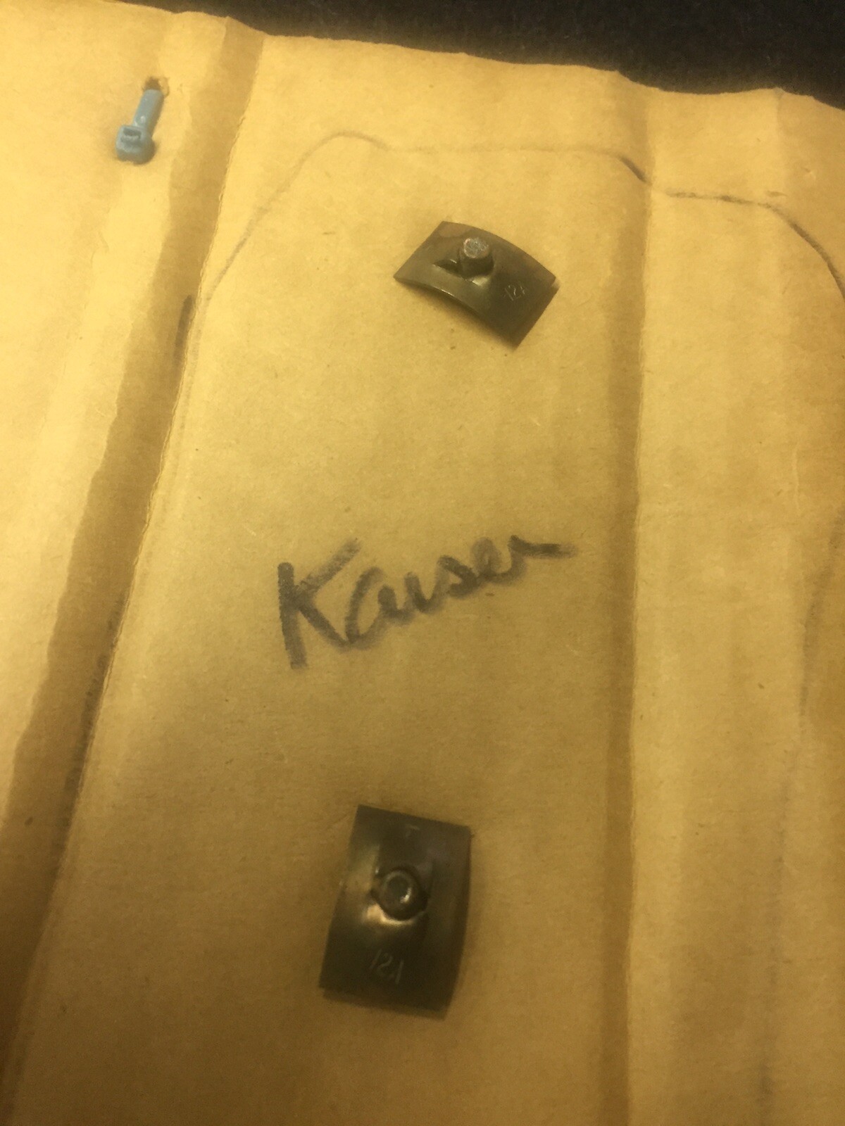 1947 ERA Kaiser Badge Hood Ornament Vintage Emblem SUPERB ORIGINAL ...