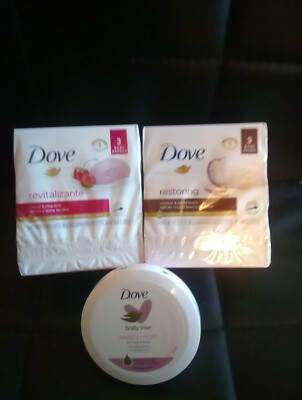 Dove Bar Soap Revitalizante Cherry & Chia Milk, Restoring Coconut/Cocoa ...