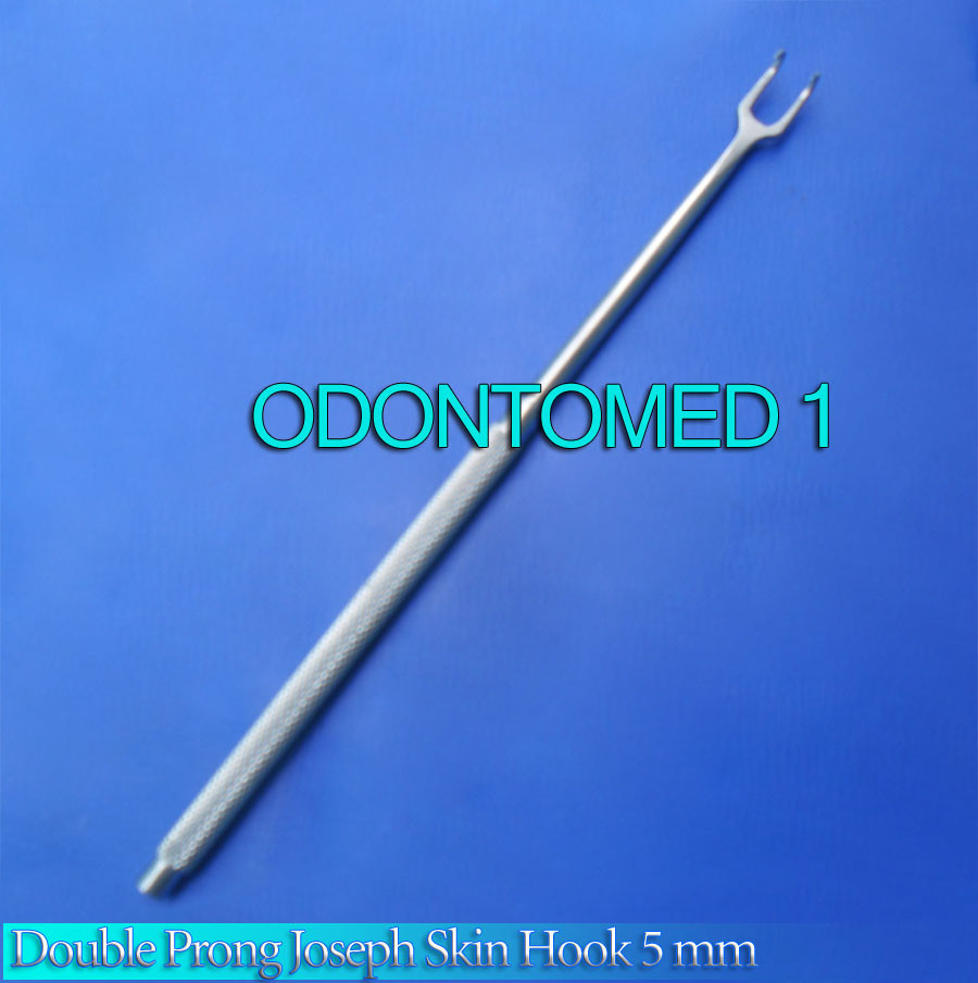 6 Double 2 Prong Joseph Skin Hook 6.25" 5MM Dermal Surgical Instruments ...