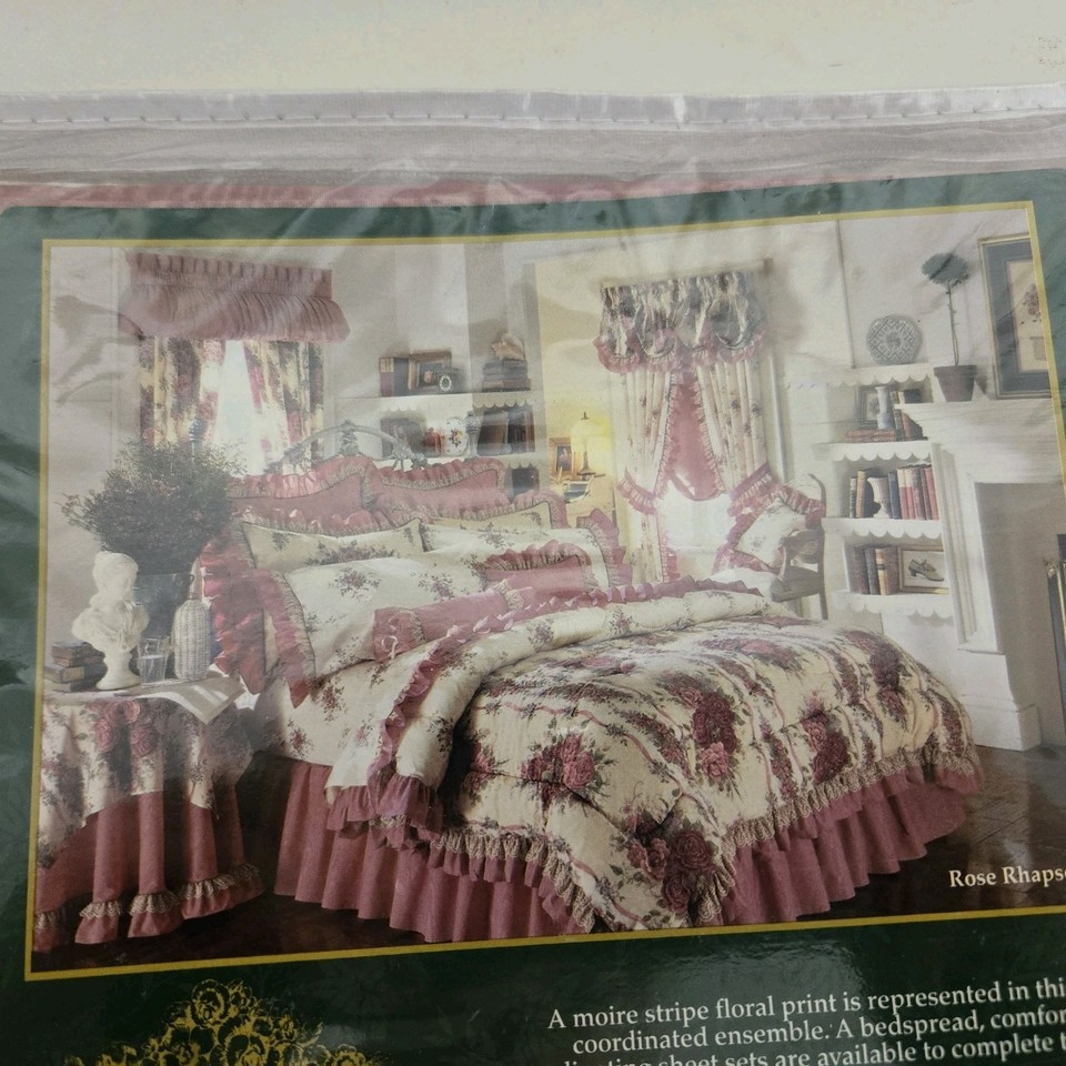 Glynda Turley Rose Rhapsody Pouf Valance 84" x 15" JCPENNEY NEW OLD ...
